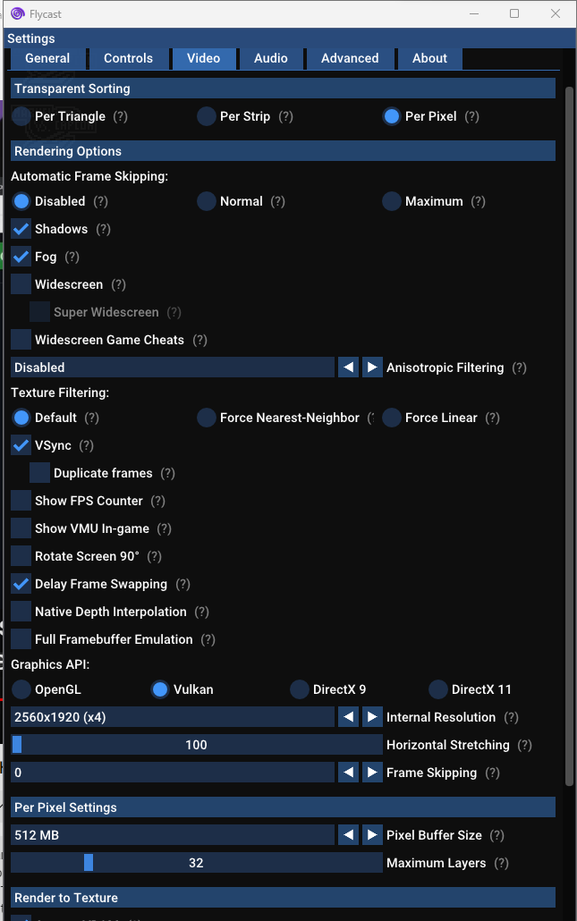[Vulkan] Graphic Bugs on MVC2 and SNKvsCapcom 1 and 2 · Issue #197 · flyinghead/flycast · GitHub