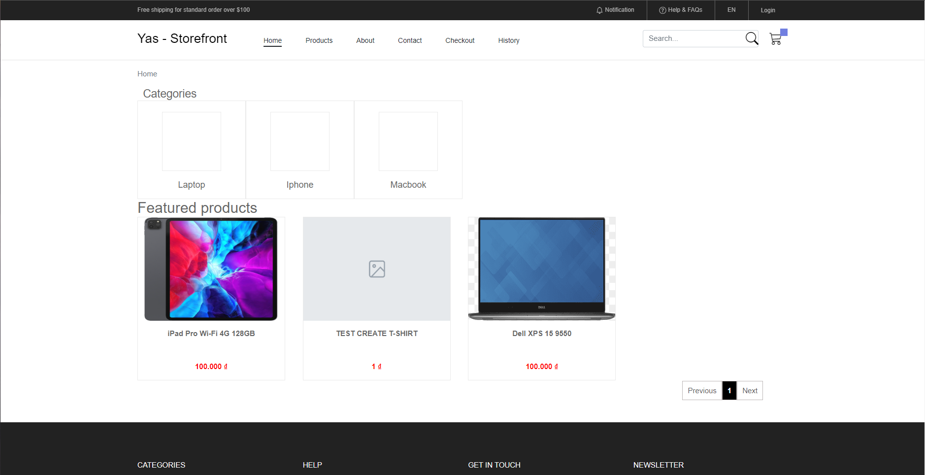 [storefront] enhance layout homepage · Issue #529 · nashtech-garage/yas · GitHub