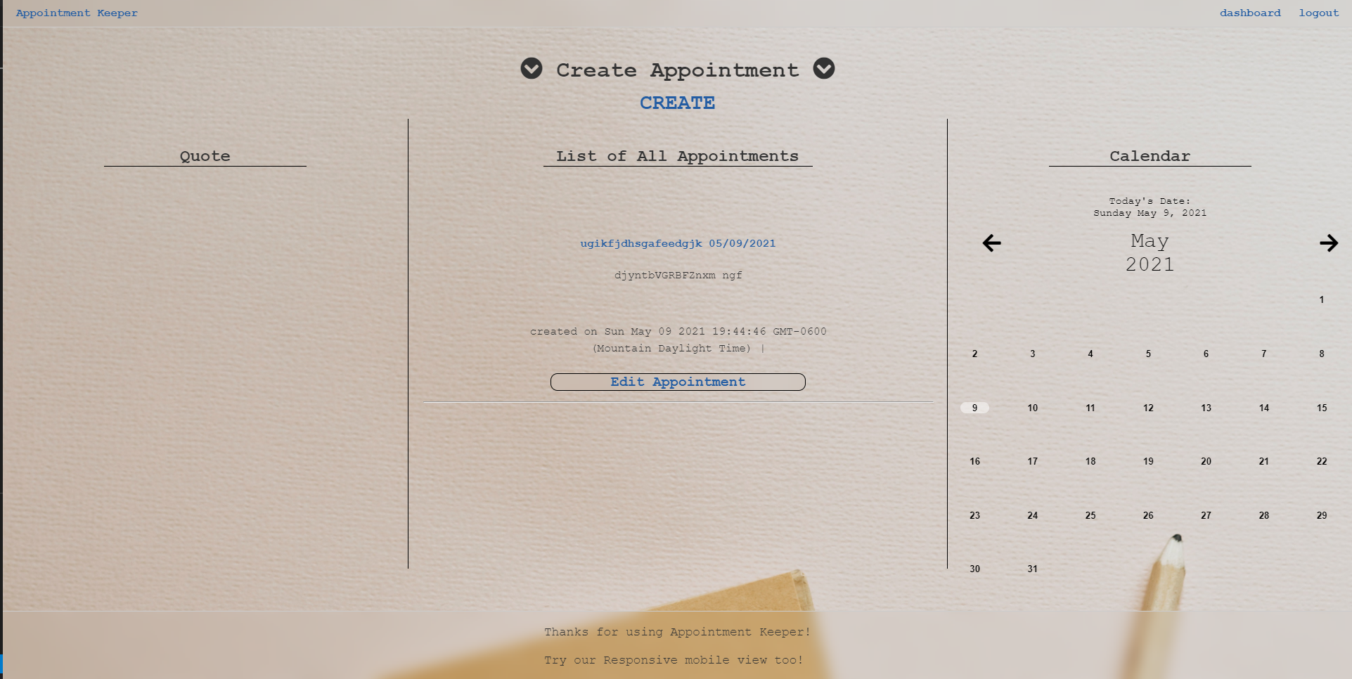 GitHub - Jasonpsmith180/fullstack-appointment-app