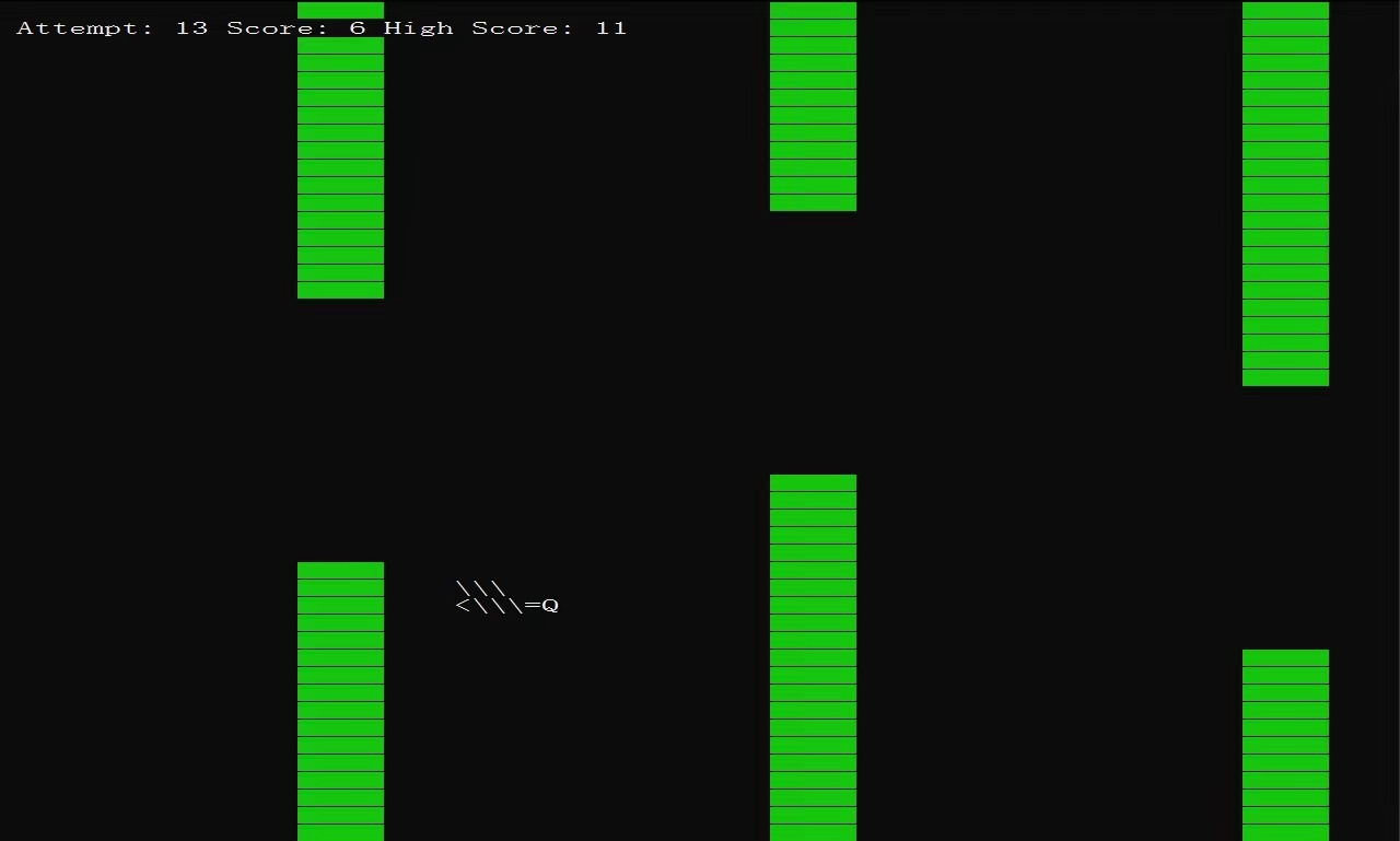 Github Hongjie Qiuflappybird A Console Game Flappy Bird Built In C