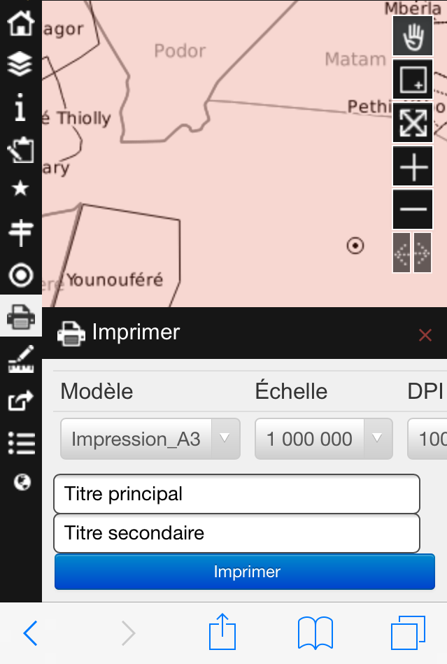 Mobile - Print settings window · Issue #1157 · 3liz/lizmap-web-client · GitHub