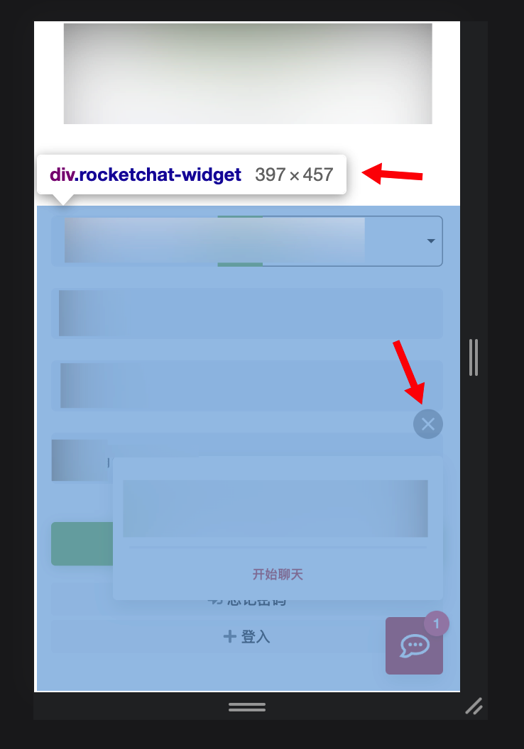 The live chat wiget is too big that covers half of the page on mobile device. · Issue #27460 ...