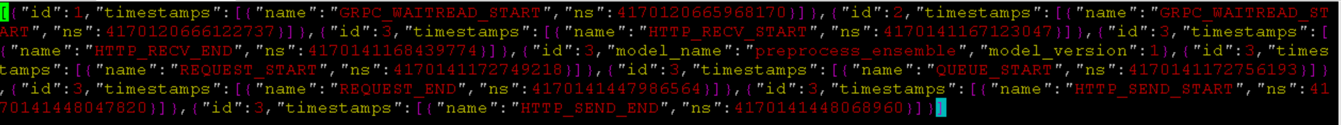Unable to get "compute start" and "compute end" with ensemble model for trace command · Issue ...