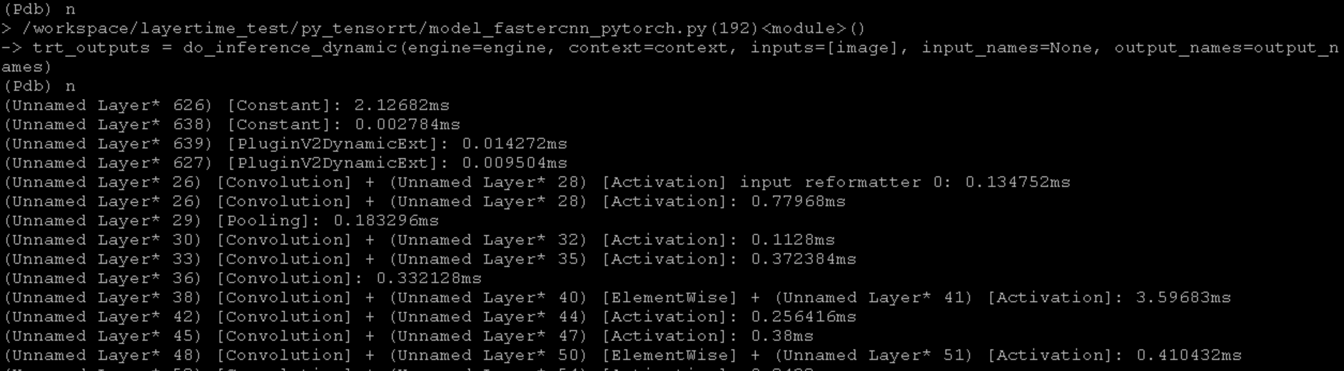can not get layer time using tensorrt Profiler · Issue #1041 · NVIDIA/TensorRT · GitHub
