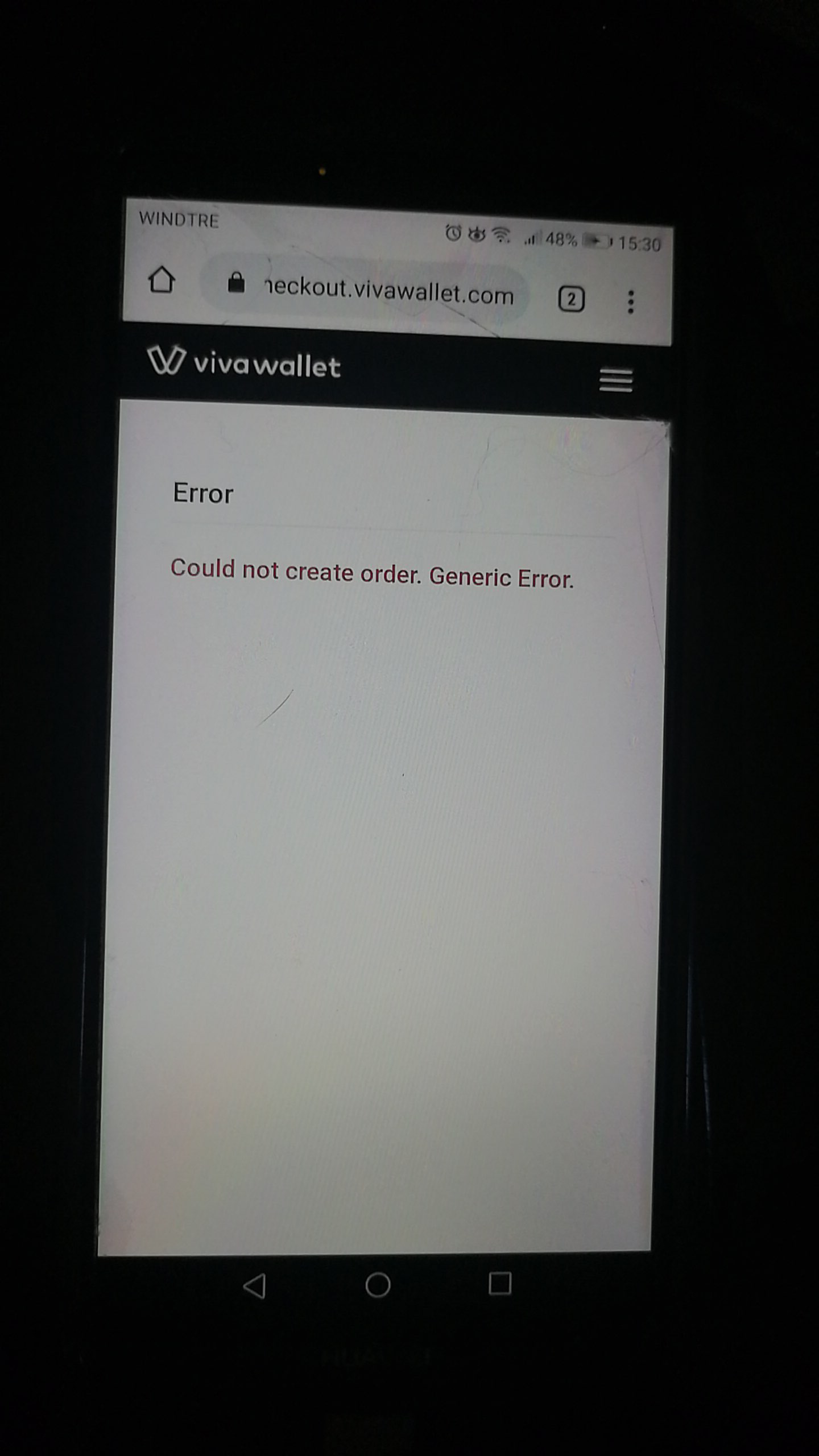 Shopify for vivawallet: error. Could not create ordre. Generic Error · Issue #2102 ...