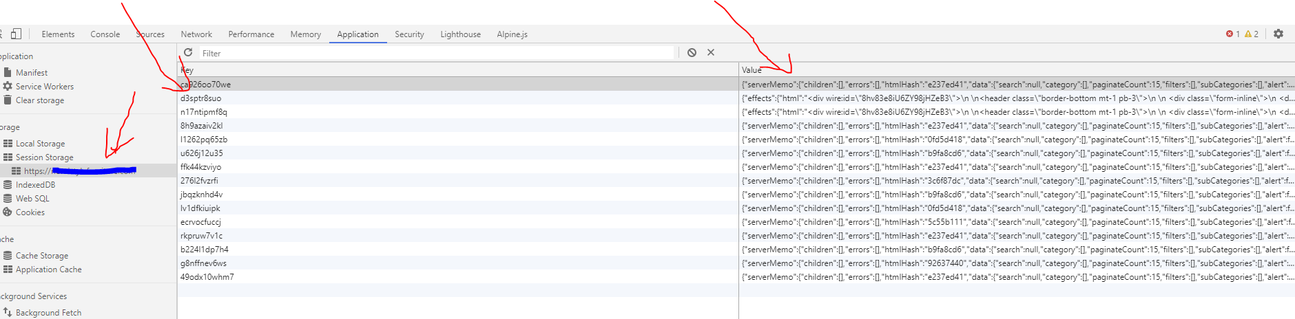 To many session in the browser dev tools · Issue #1654 · livewire/livewire · GitHub