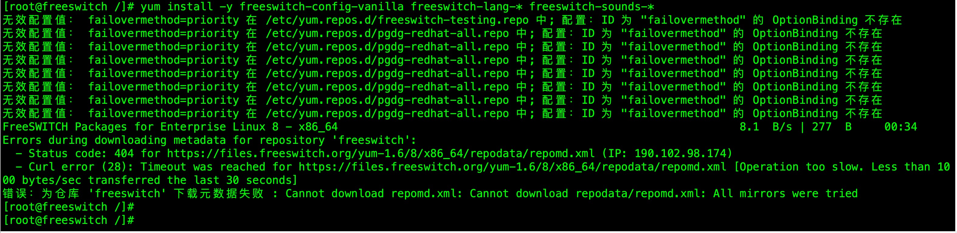 Freeswitch Cannot Be Installed In Centos · Issue 1757 · Signalwire Freeswitch · Github