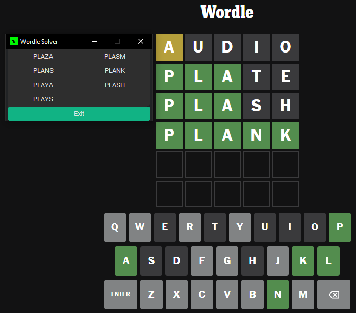 GitHub - Shobthebob/Wordle-Solver: A solver for the wordle game