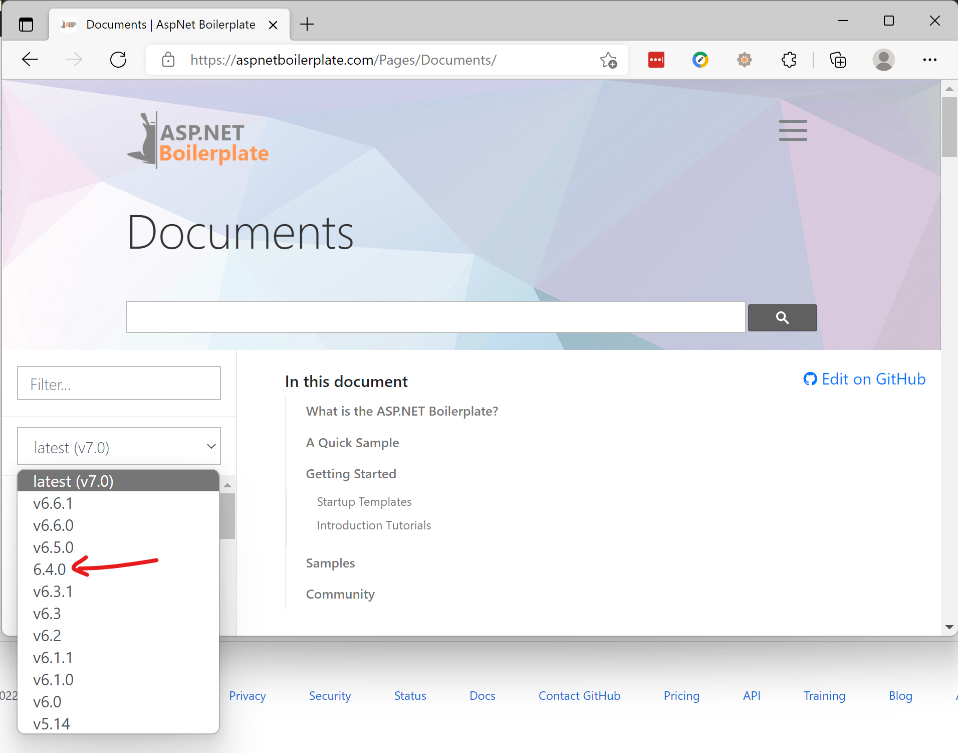 Broken link on the documentation website for v6.4.0 · Issue #6387 · aspnetboilerplate ...