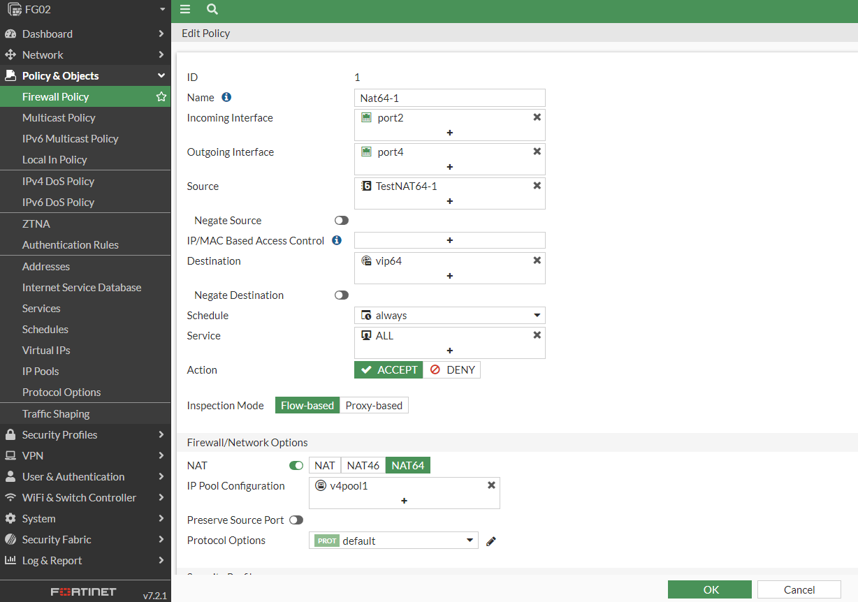 GitHub - klineonline-tech/fortigate-nat64