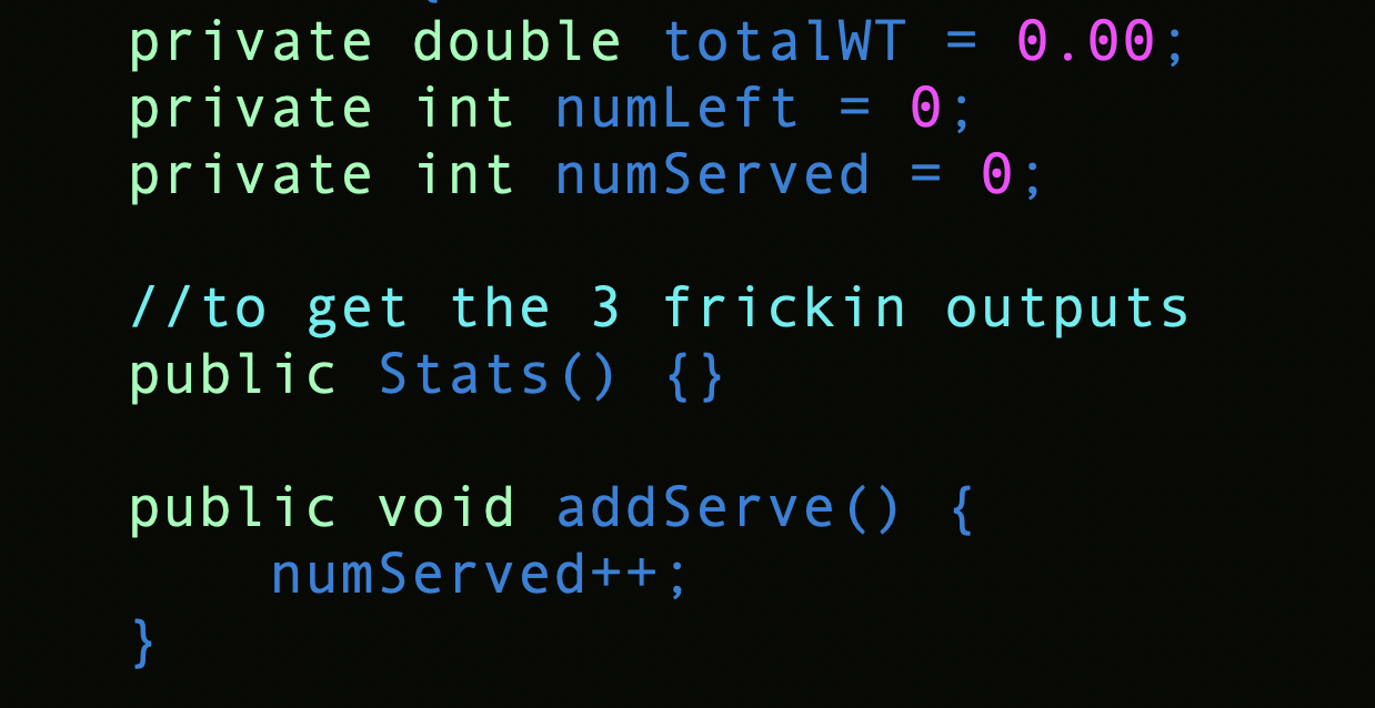 Project level 1 private final variables · Issue #140 · nus-cs2030/2021-s2 · GitHub