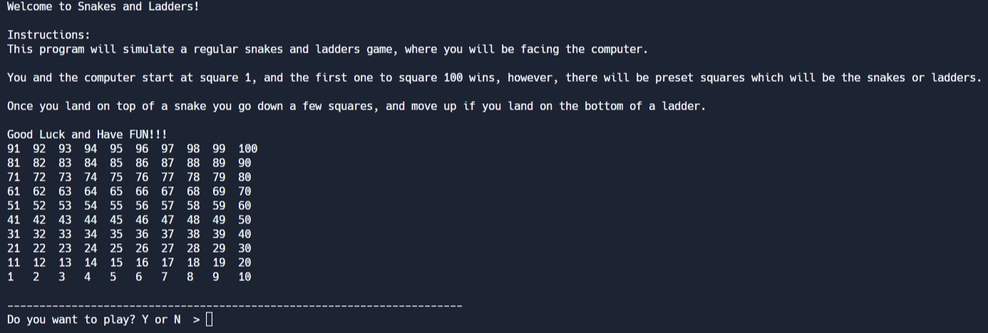 GitHub - shuha-sheikh/Snakes-Ladders