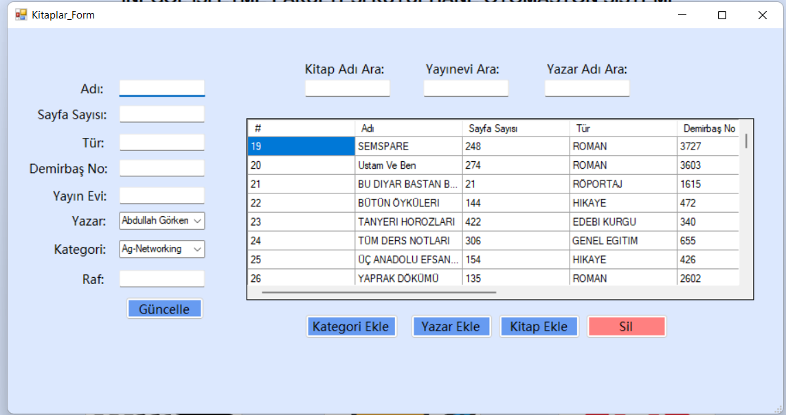 GitHub - dileksumeyyeercin/Kutuphane-Otomasyon-Sistemi
