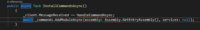 Discord.Net/Discord.Commands Not having what documentation needs · Issue #1905 · discord-net ...