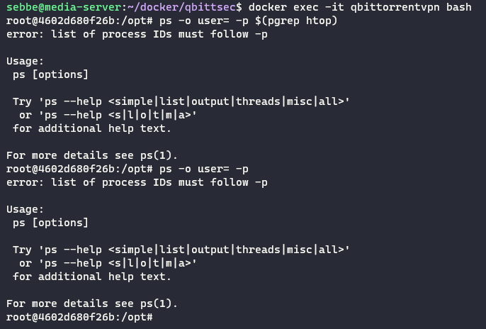 qbittorrent runs as root · Issue #171 · DyonR/docker-qbittorrentvpn · GitHub