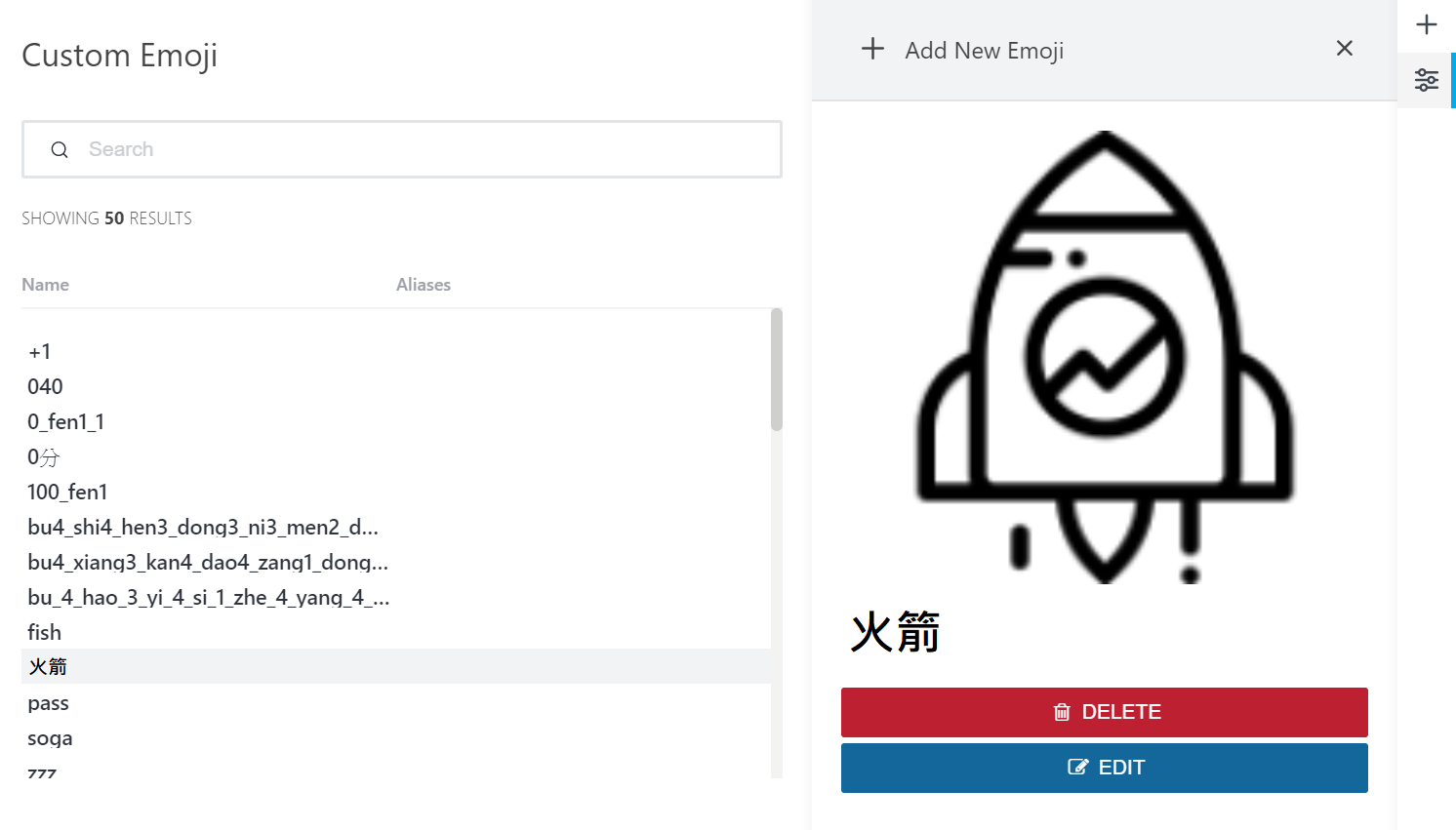 Custom emoji name and alias cannot use utf-8 encoded characters · Issue #15669 · RocketChat ...