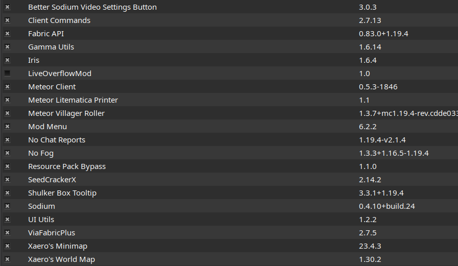 ViaFabricPlus button. · Issue #129 · ViaVersion/ViaFabricPlus · GitHub