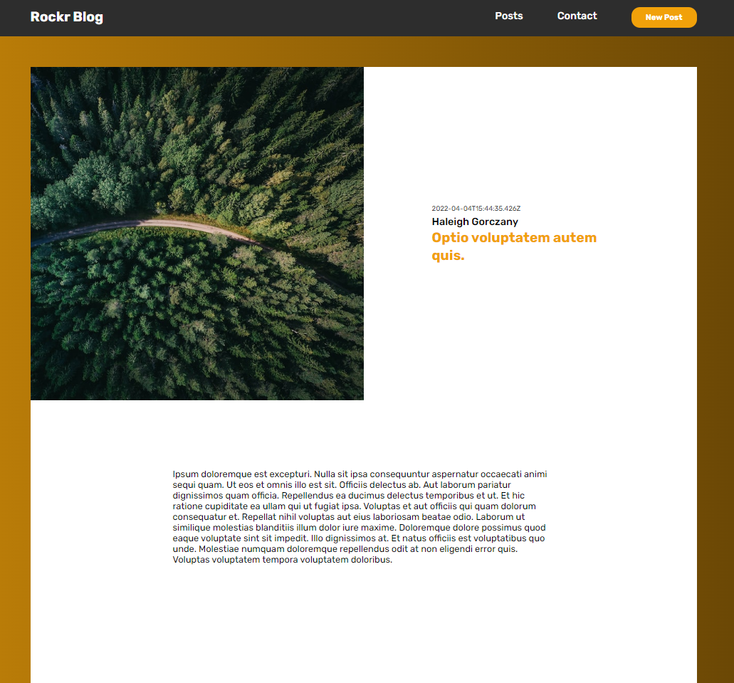 GitHub - savioros/rockr-blog