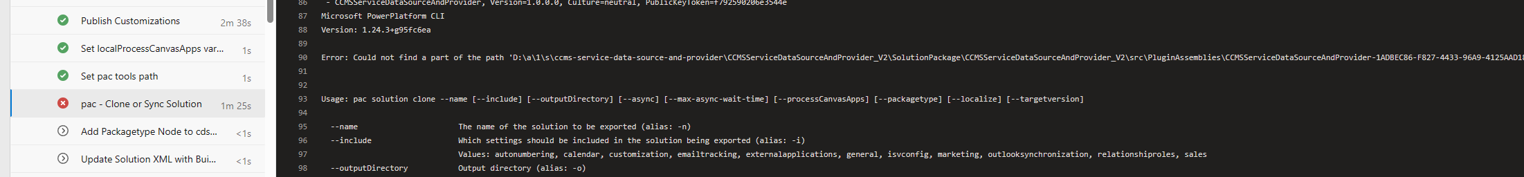 [ALM Accelerator - BUG]: Setting up a new solution with plugin assembly fails on export · Issue ...