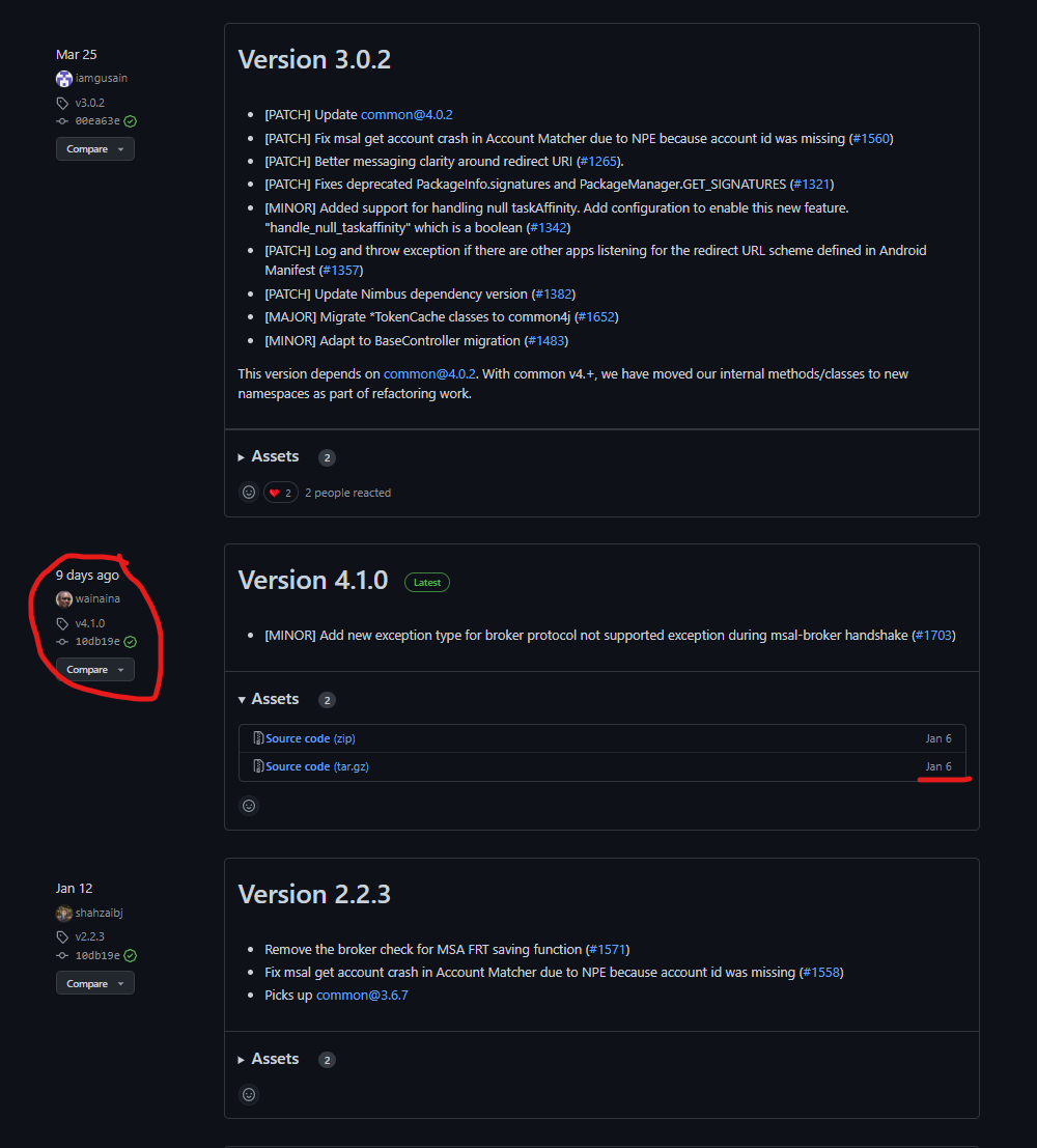 Version Chaos · Issue 1733 · Azureadmicrosoft Authentication Library For Android · Github 