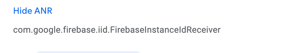 [BUG] ANR's in Google Play Developer Console related to FirebaseInstanceIdReceiver · Issue #1257 ...