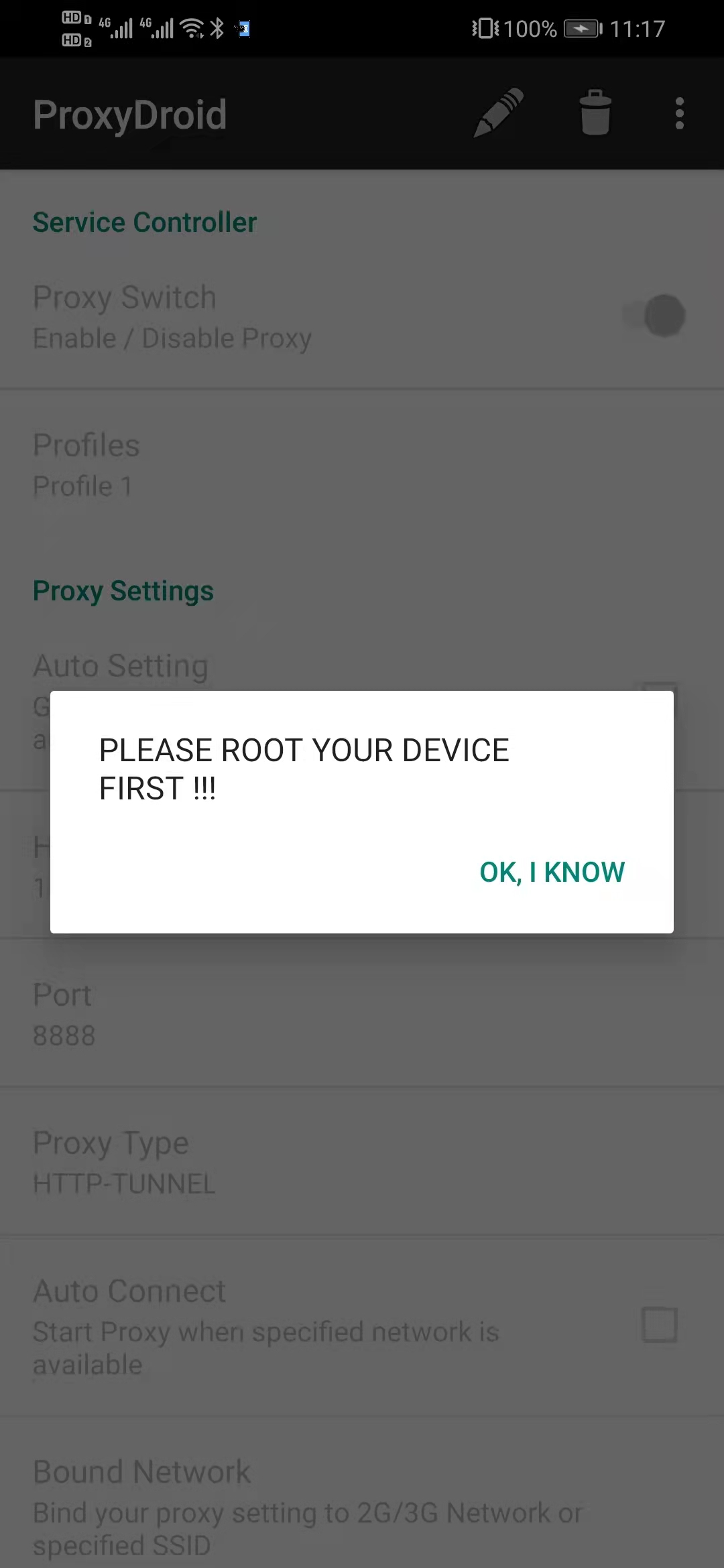 ProxyDroid提示未root · Issue #1058 · android-hacker/VirtualXposed · GitHub