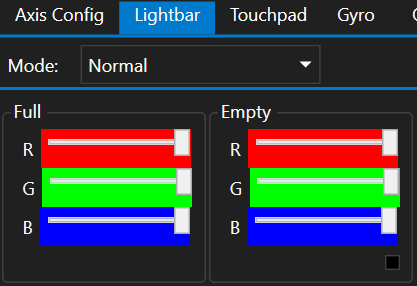 [Visual Bug] Lightbar RGB Sliders Misalignment · Issue #2675 · Ryochan7/DS4Windows · GitHub