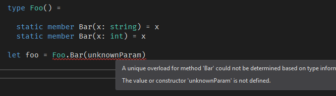 Don't give overload resolution error if there's an error inside the ...