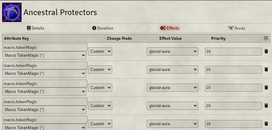 macro.tokenMagic Effects get duplicated · Issue #44 · DFreds/dfreds-convenient-effects · GitHub