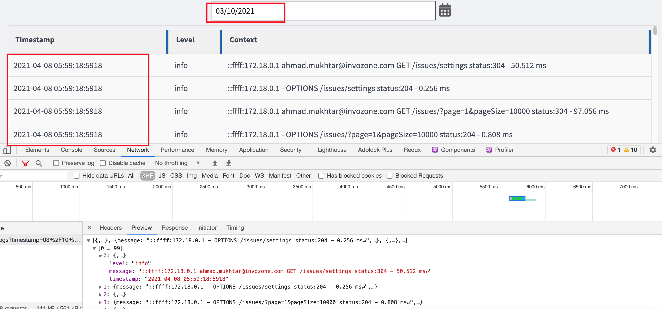 [BugFix] Winston Query Logs options ( `from`, and `until`) are not working (dailyRotateFile ...