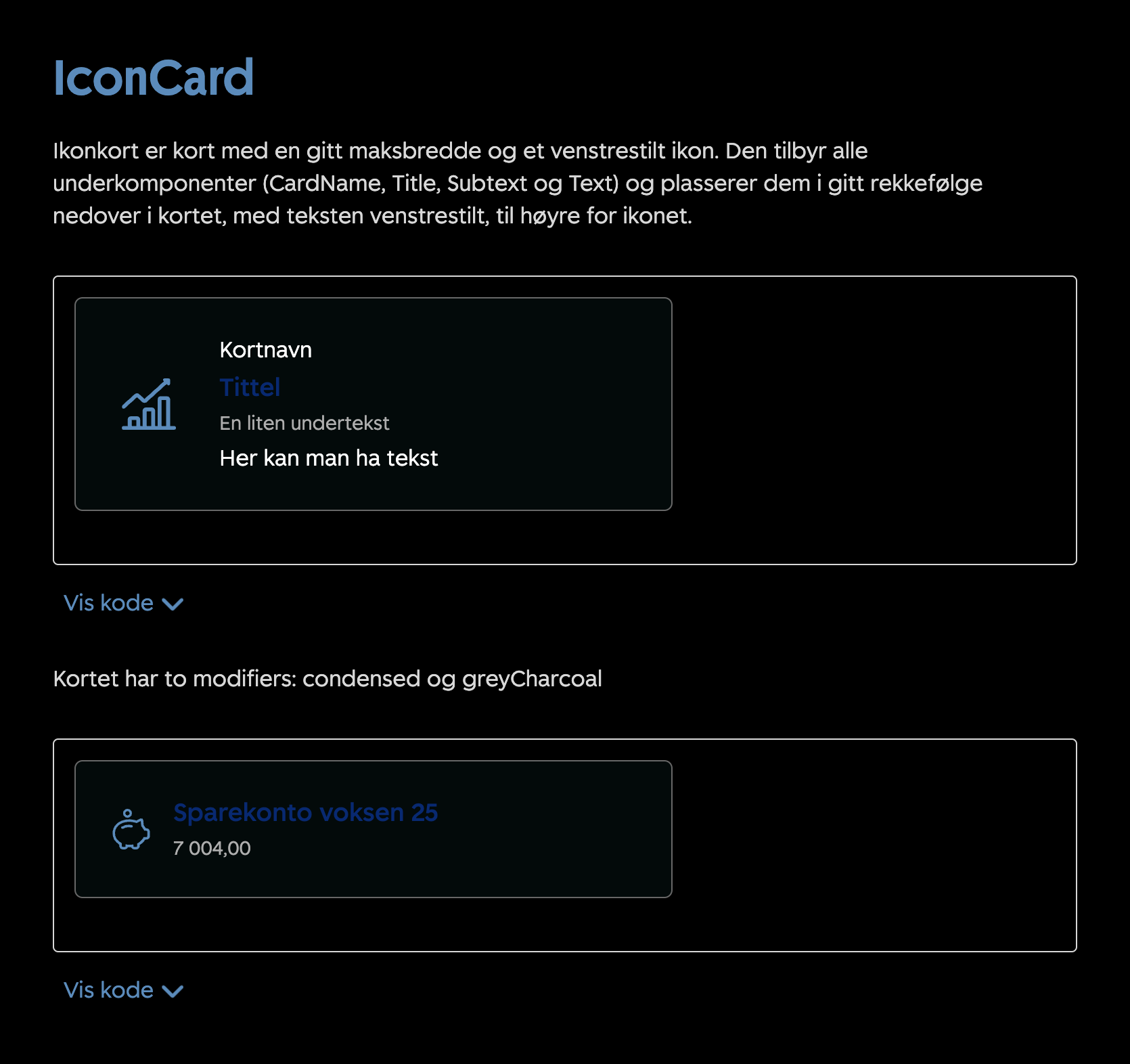 Fikse dark mode-styling for kort-titlene · Issue #1357 · SpareBank1/designsystem · GitHub