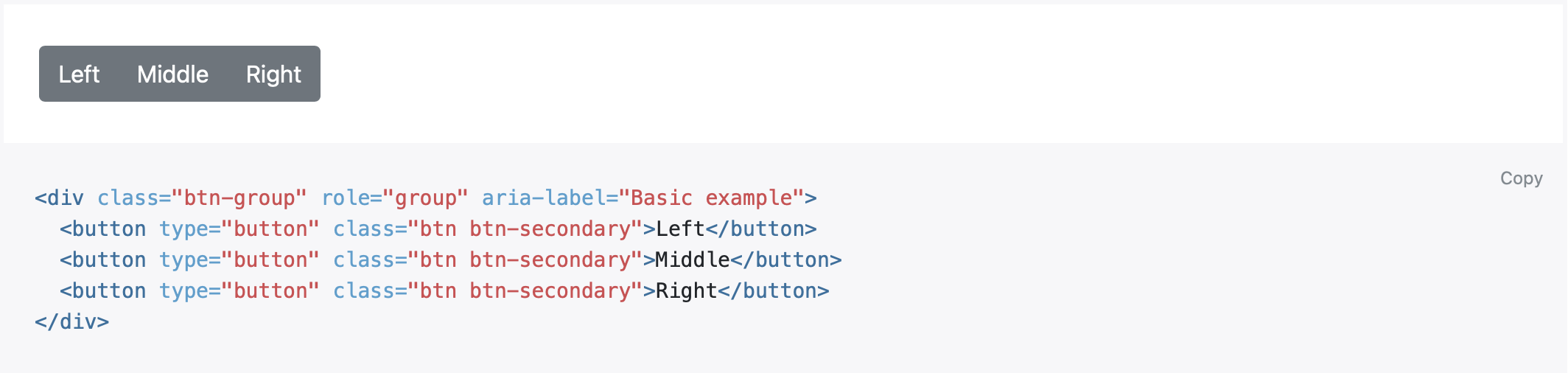 Justere ButtonGroup så det kommer frem at knappene hører sammen med ...