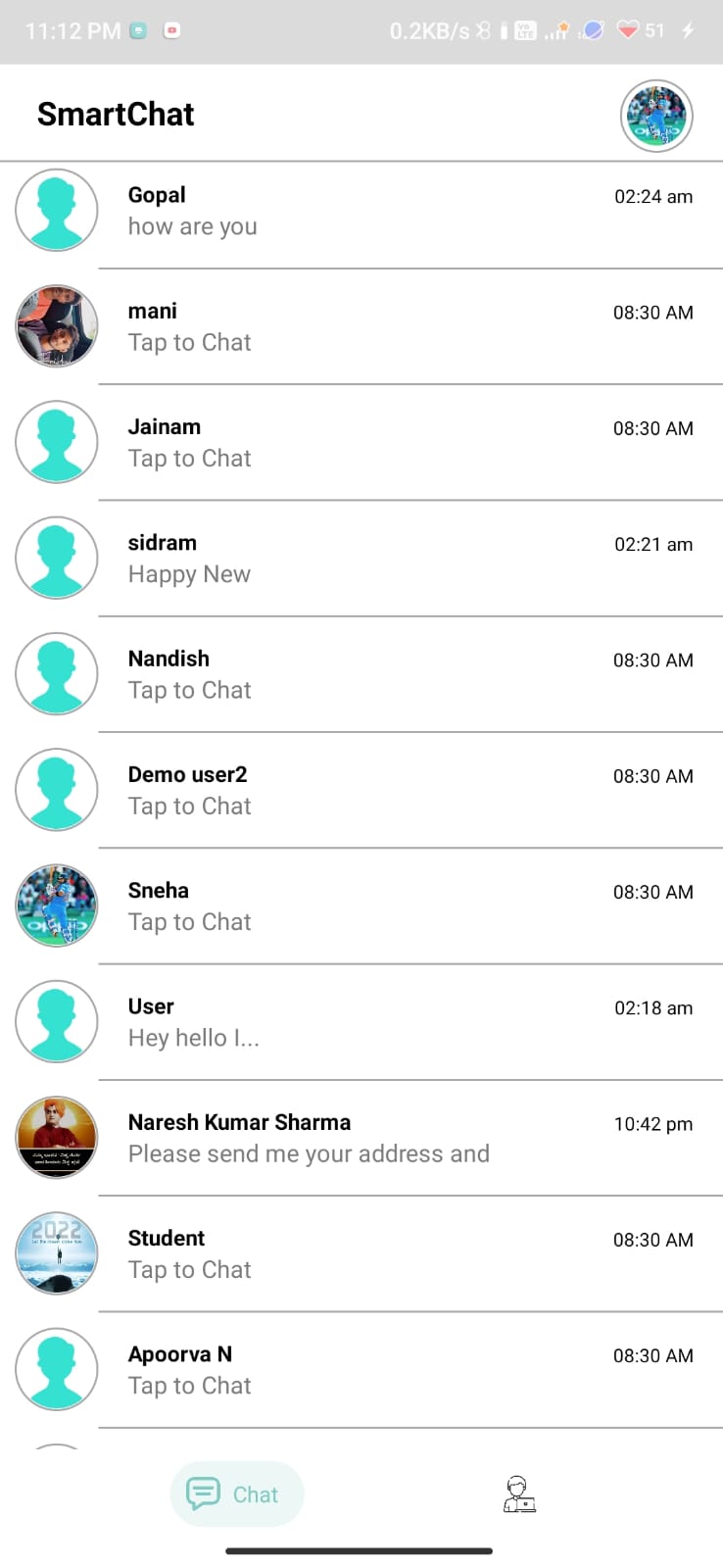 GitHub - Naresh-cyber2505/SmartChat-Messaging-Application