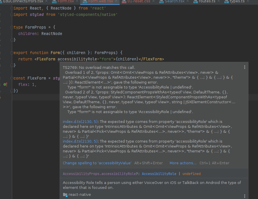 Feature request: make RNW accessibility · Issue #2189 · necolas/react-native-web · GitHub