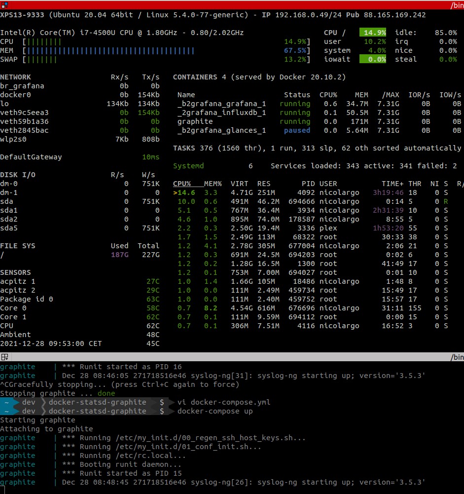 Is statsd output working? · Issue #1981 · nicolargo/glances · GitHub