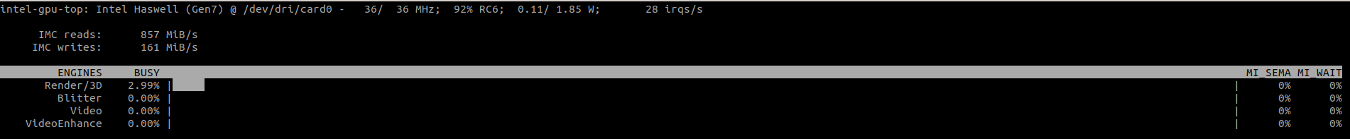 GPU monitoring (INTEL) · Issue #994 · nicolargo/glances · GitHub