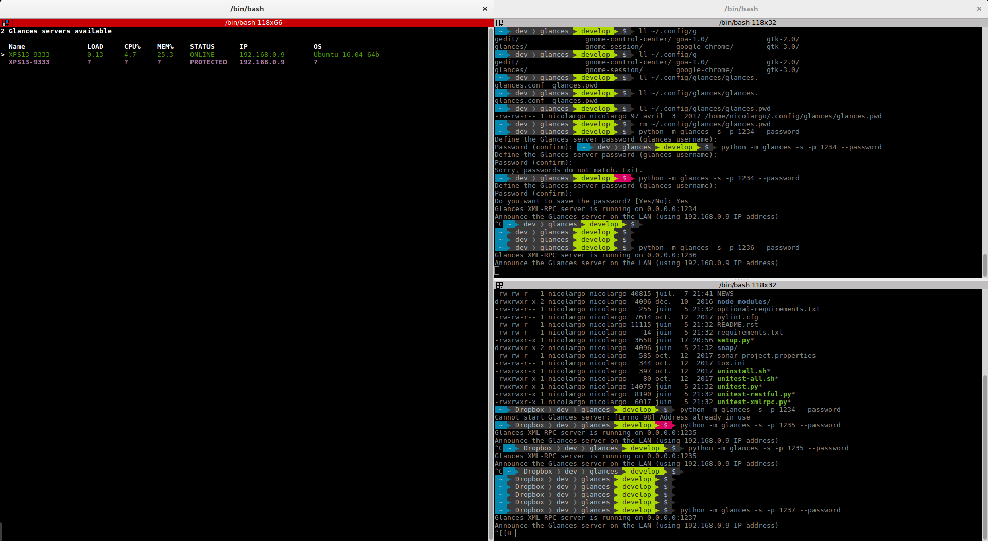 Terminal window stuck at the last accessed *protected* server · Issue #1275 · nicolargo/glances ...