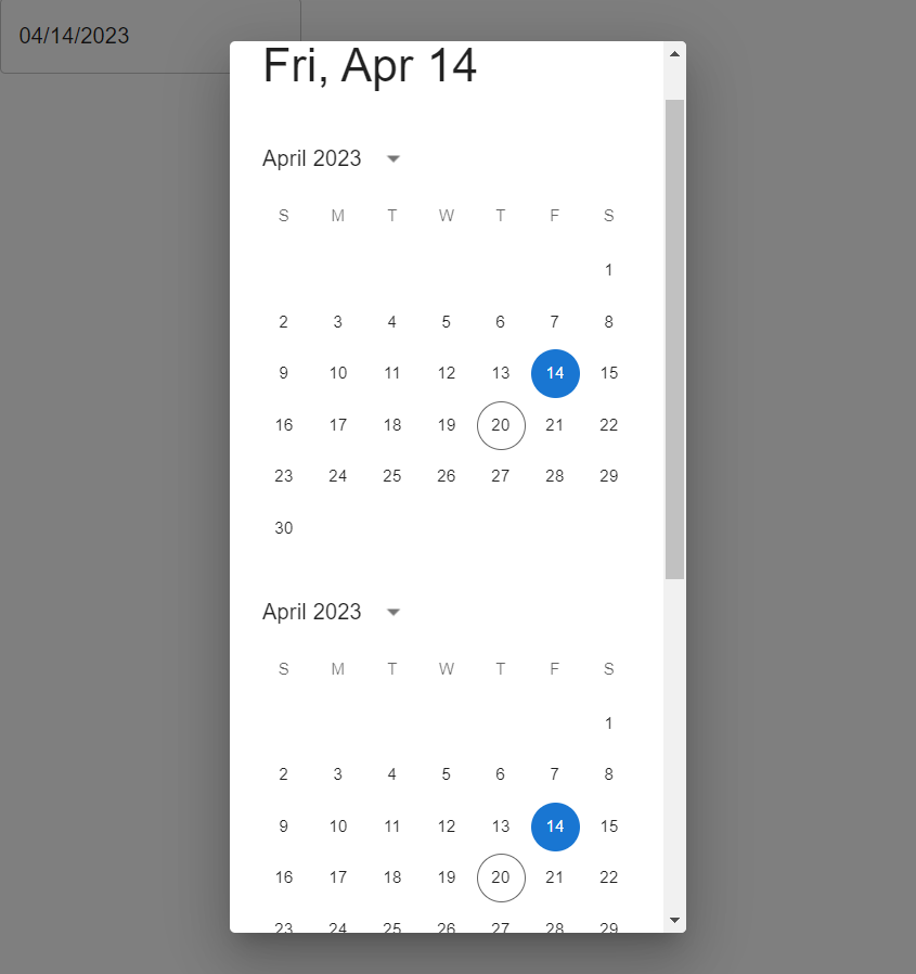 [DateCalendar] how to lock the view on the current month's Days · Issue #8691 · mui/mui-x · GitHub