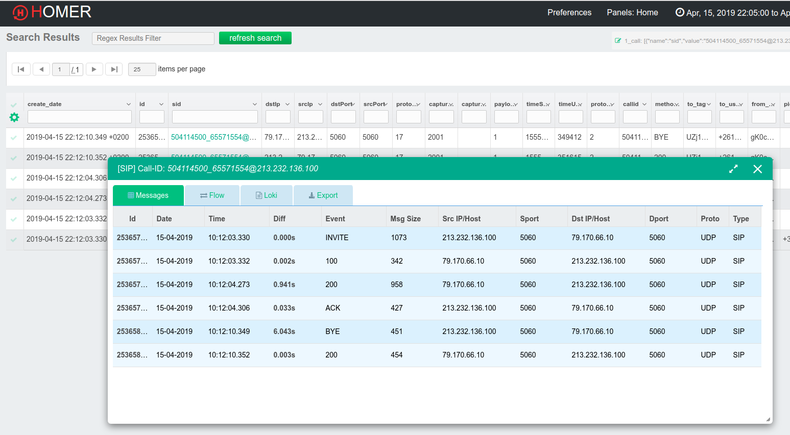 export pcap with wrong timestamps · Issue #335 · sipcapture/homer · GitHub