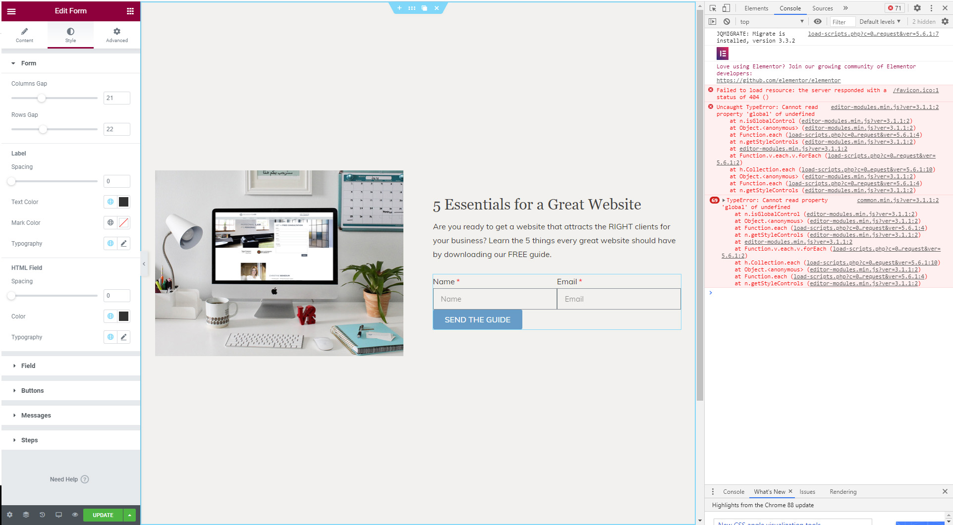 Uncaught TypeError: Cannot read property 'global' of undefined | Contact Form Bug · Issue #13809 ...