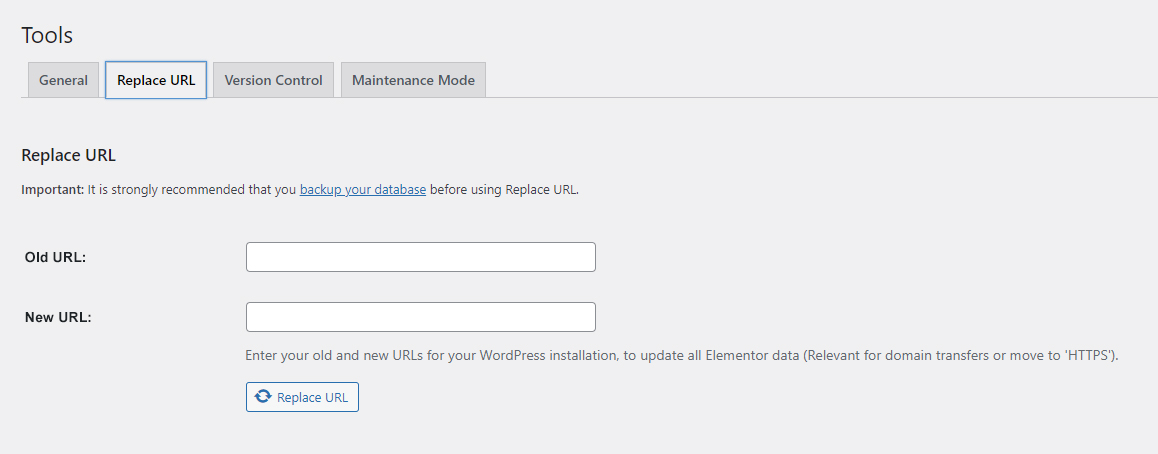️ 🚀 Feature Request: Tools - Replace URL - Increase the field size (Duplicate of #19559) · Issue ...