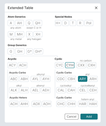 Floating windows - Extended table window design · Issue #1519 · epam/ketcher · GitHub