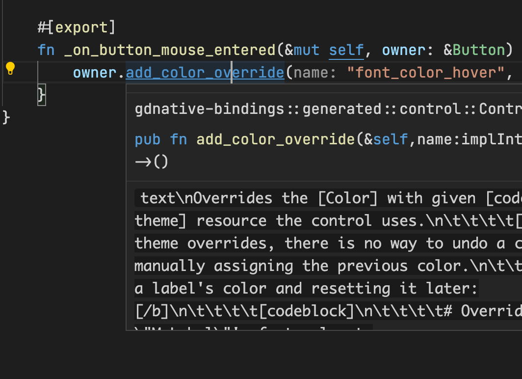 Wrong Formatting Of Generated Rust Doc Inline Text Block · Issue 6045 · Rust Langrust Analyzer