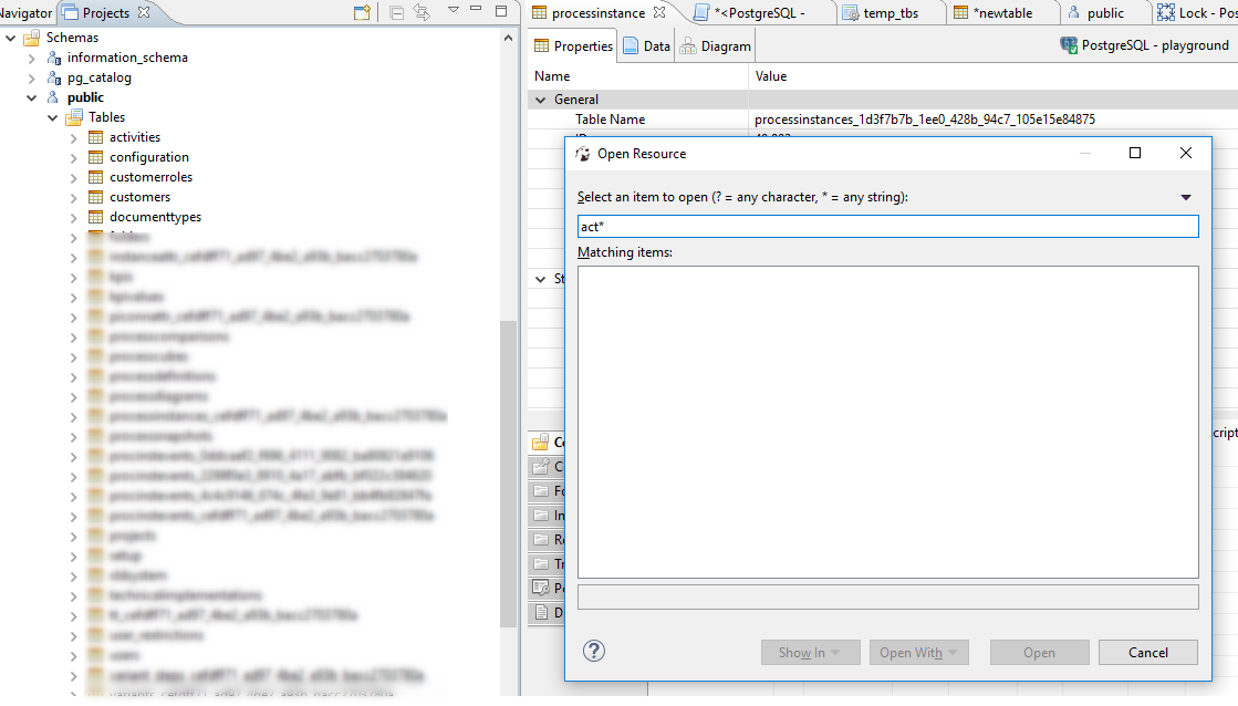 Open Resource (Ctrl+Shift+R) does not work · Issue #2055 · dbeaver/dbeaver · GitHub