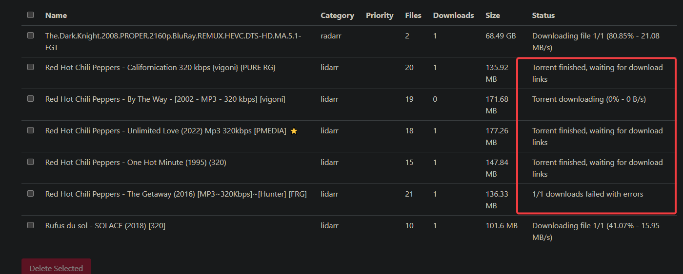 Many download errors?? · Issue #311 · rogerfar/rdt-client · GitHub