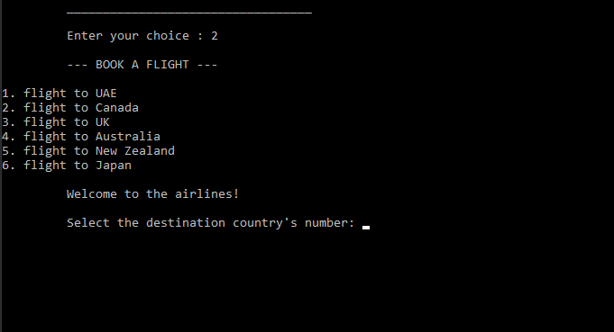 GitHub - qadrina/cpp-practice-flight-booking: Simple flight booking operation using C++