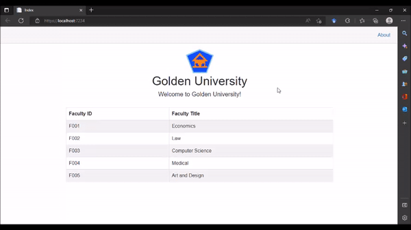 GitHub - qadrina/University_App: Full stack Blazor application to display the courses taken by ...