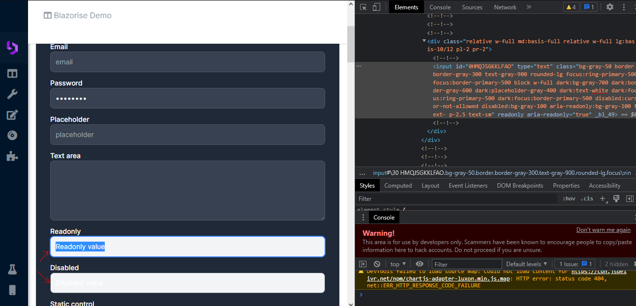 Tailwind Demo: CSS issue · Issue #4768 · Megabit/Blazorise · GitHub