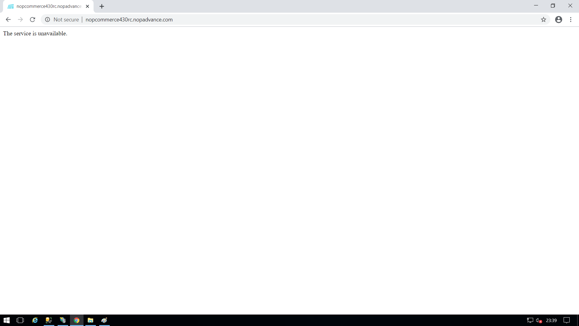 Got the blank page after fresh nopCommerce installation · Issue #4645 · nopSolutions/nopCommerce ...