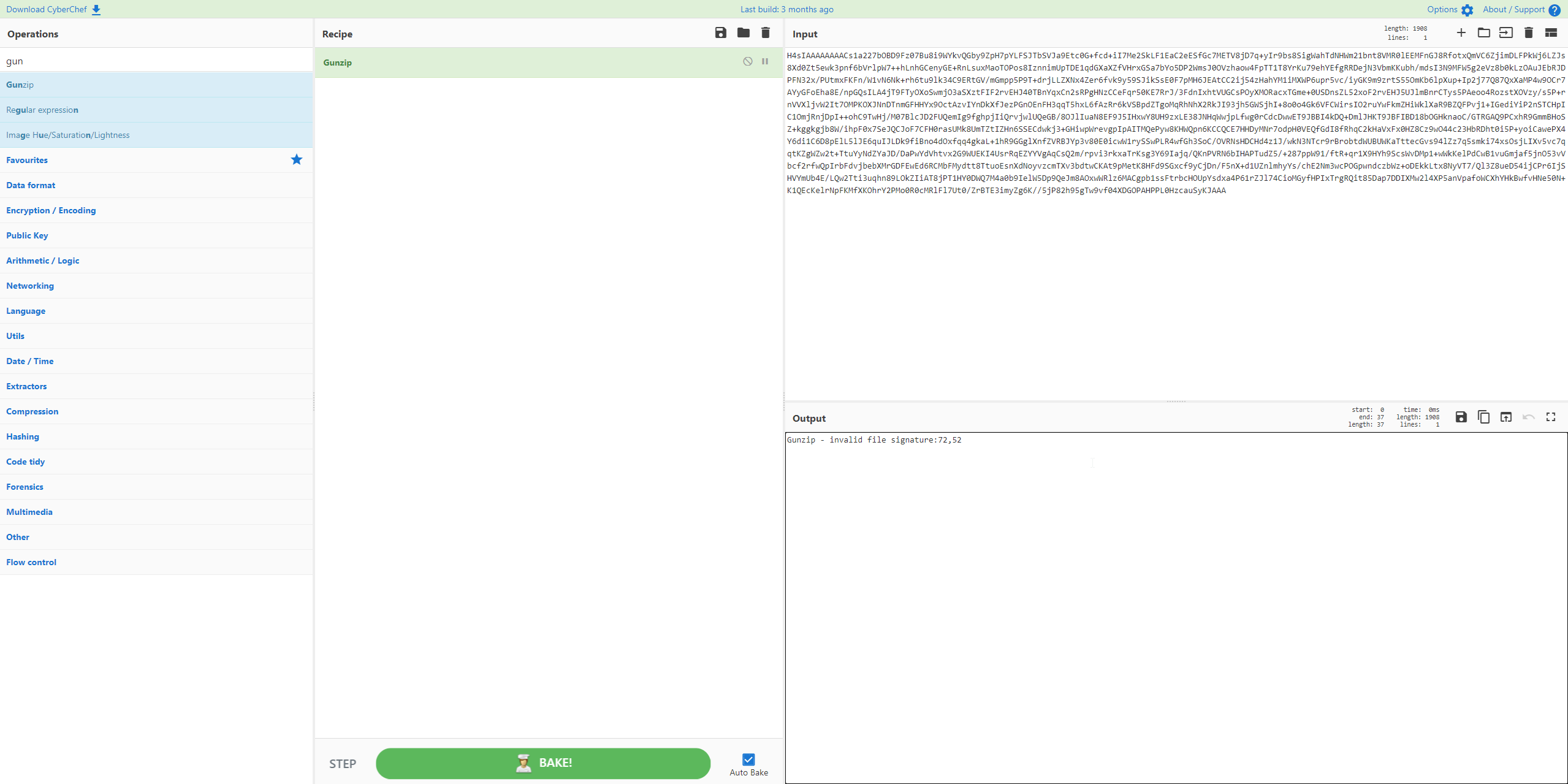 Gunzip - invalid file signature · Issue #1278 · gchq/CyberChef · GitHub